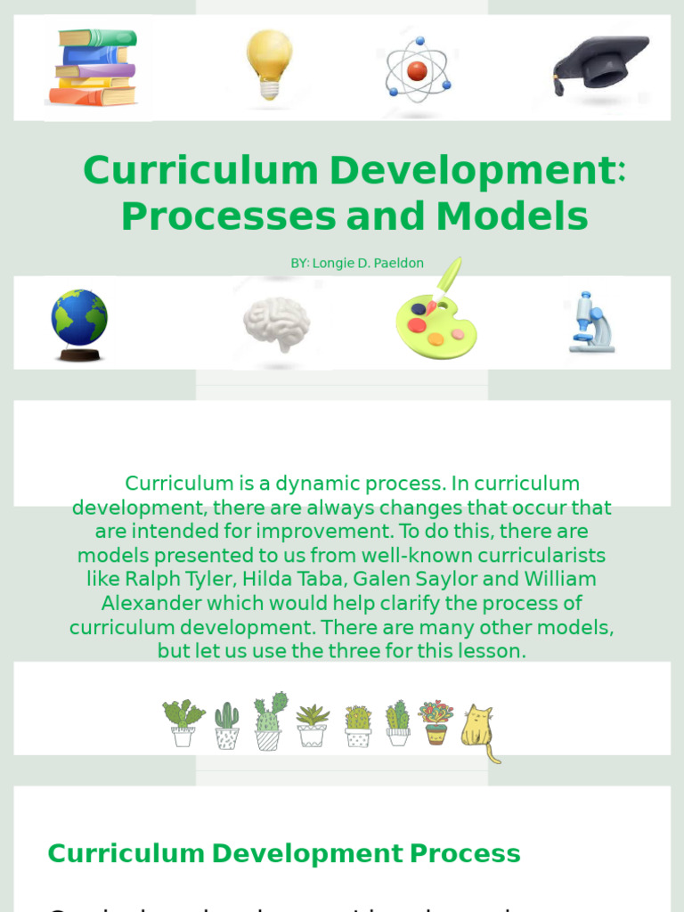 Curriculum Development Paeldon | PDF | Curriculum | Evaluation