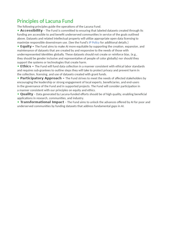 Lacuna Principle | PDF