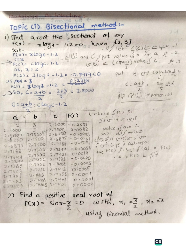 Sol of Non Linear Eq | PDF