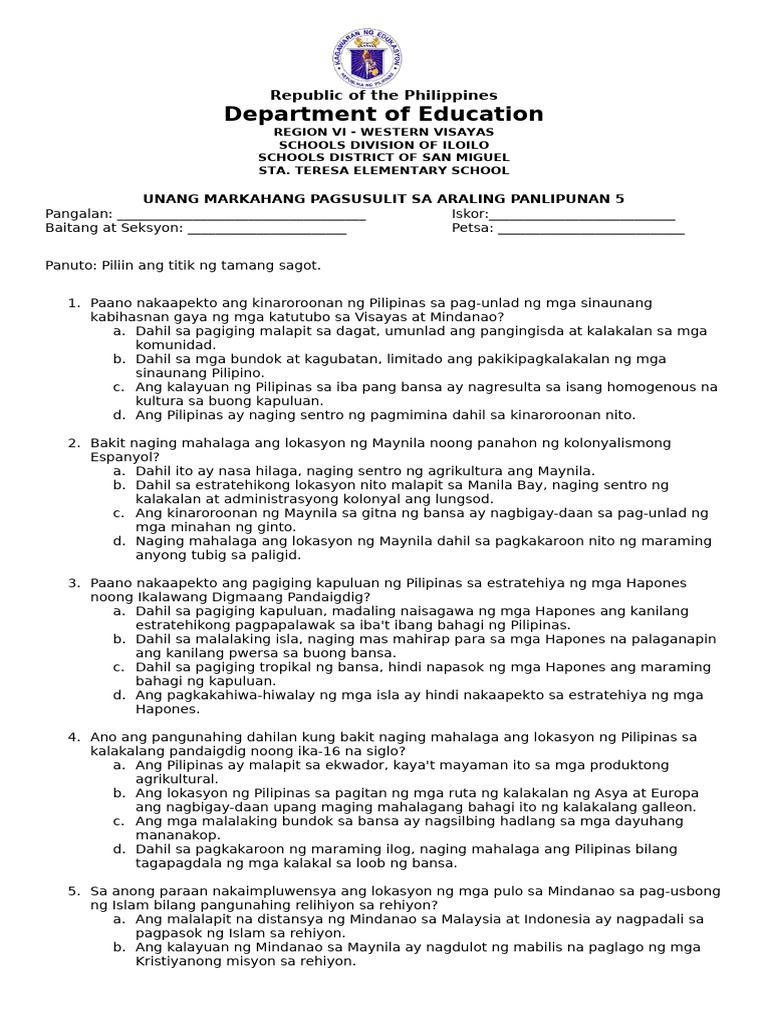 AP 5_Q1 | PDF