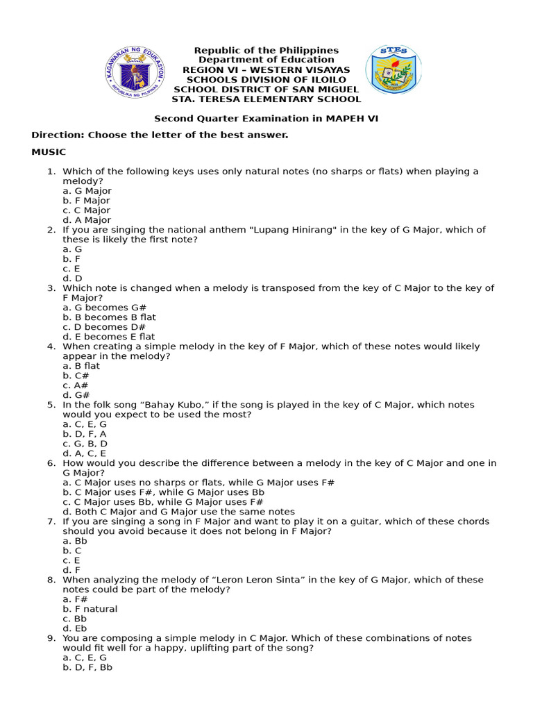 MAPEH 6_Q2 | PDF | Image Editing | Composition (Visual Arts)