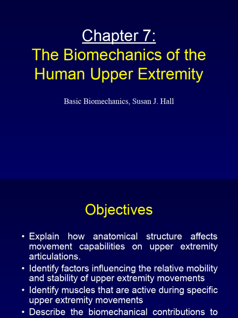 ch07.ppt | PDF | Elbow | Shoulder