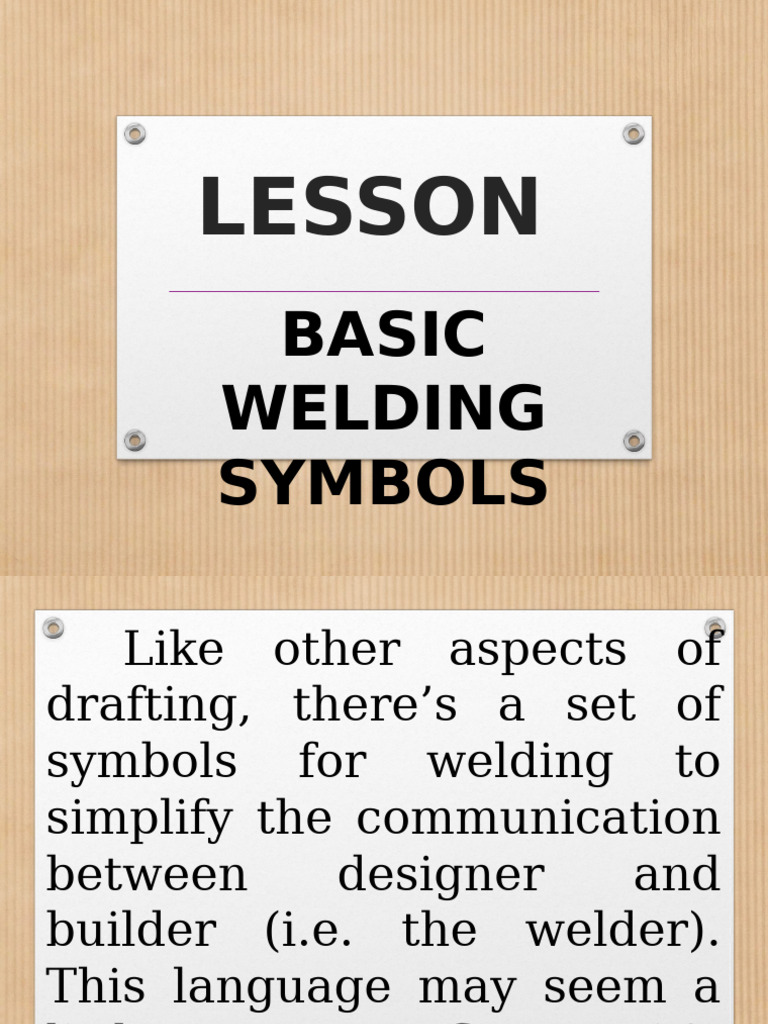 Basic Welding Symbols | PDF | Welding | Construction