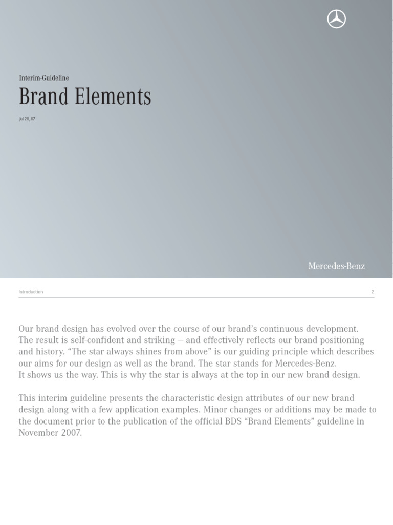 Mercedes-Benz Brand Design Guidelines | PDF | Page Layout ...