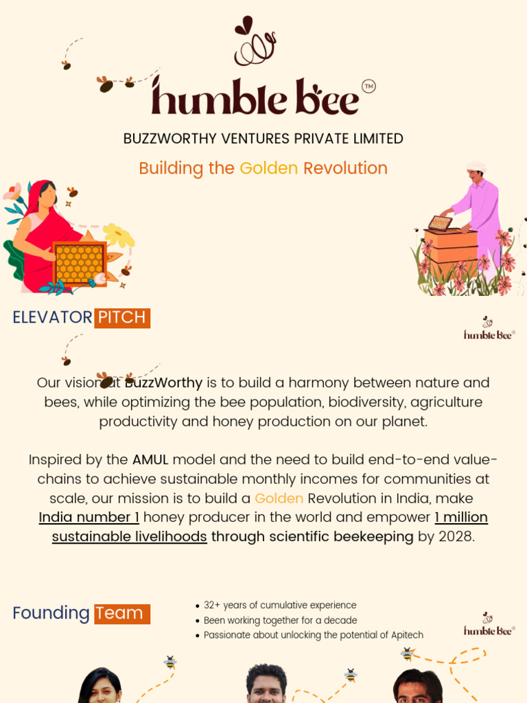 Humble Bee Deck SUCDEN Farmer Sensitization-compressed | PDF | Beehive | Beekeeping