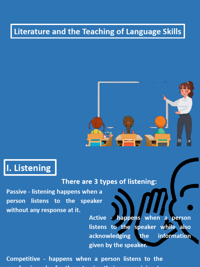 Literature and The Teaching of Language Skills | PDF