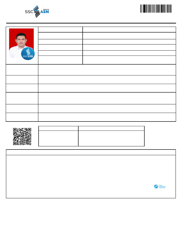 KARTU UJIAN SKB 2024 | PDF