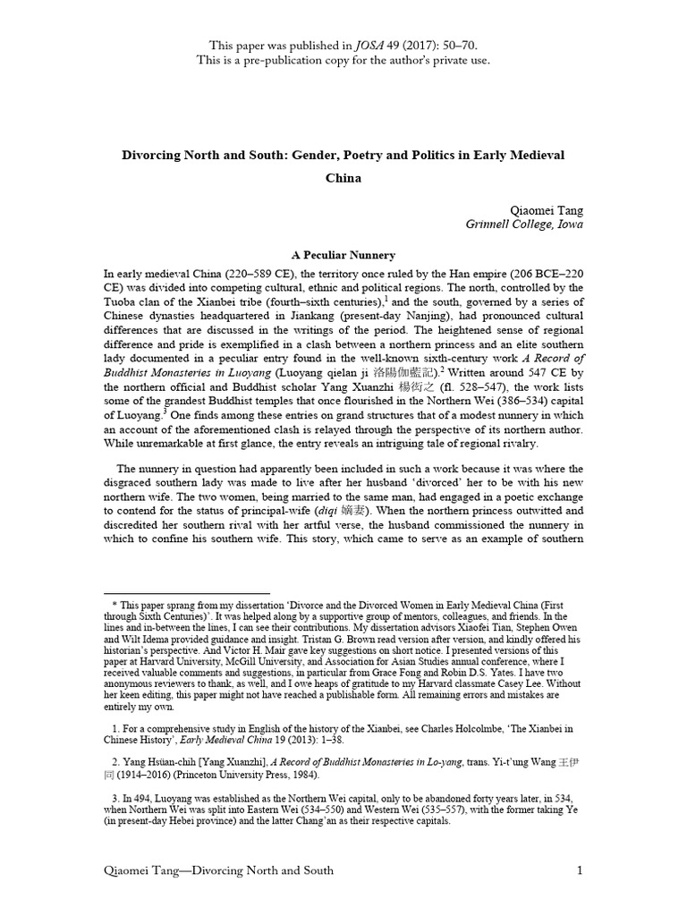 Divorcing_North_and_South_Gender_Poetry | PDF