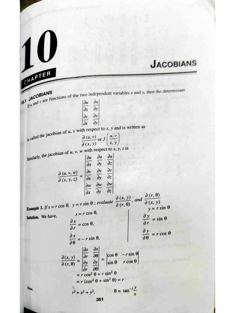 Jacobians | PDF