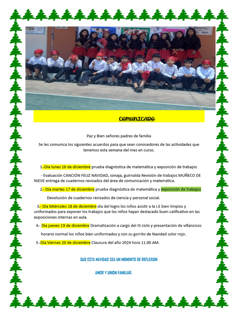 Comunicado 4to BXX | PDF