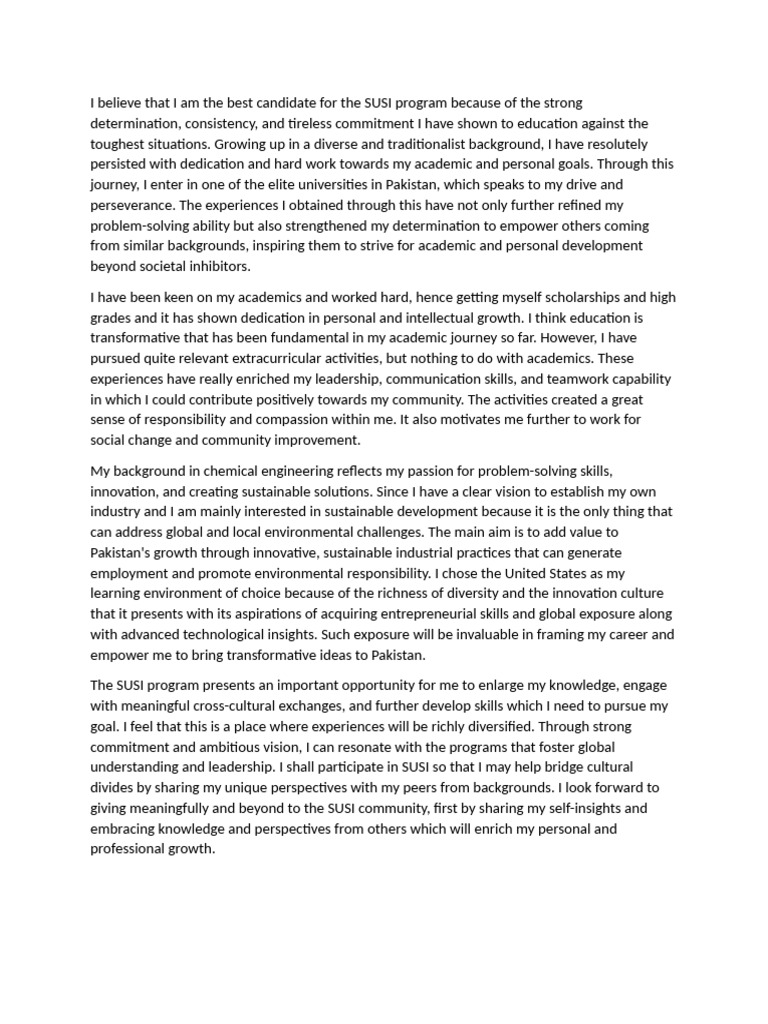 final SOP[1] SUSI | PDF | Sustainability | Leadership