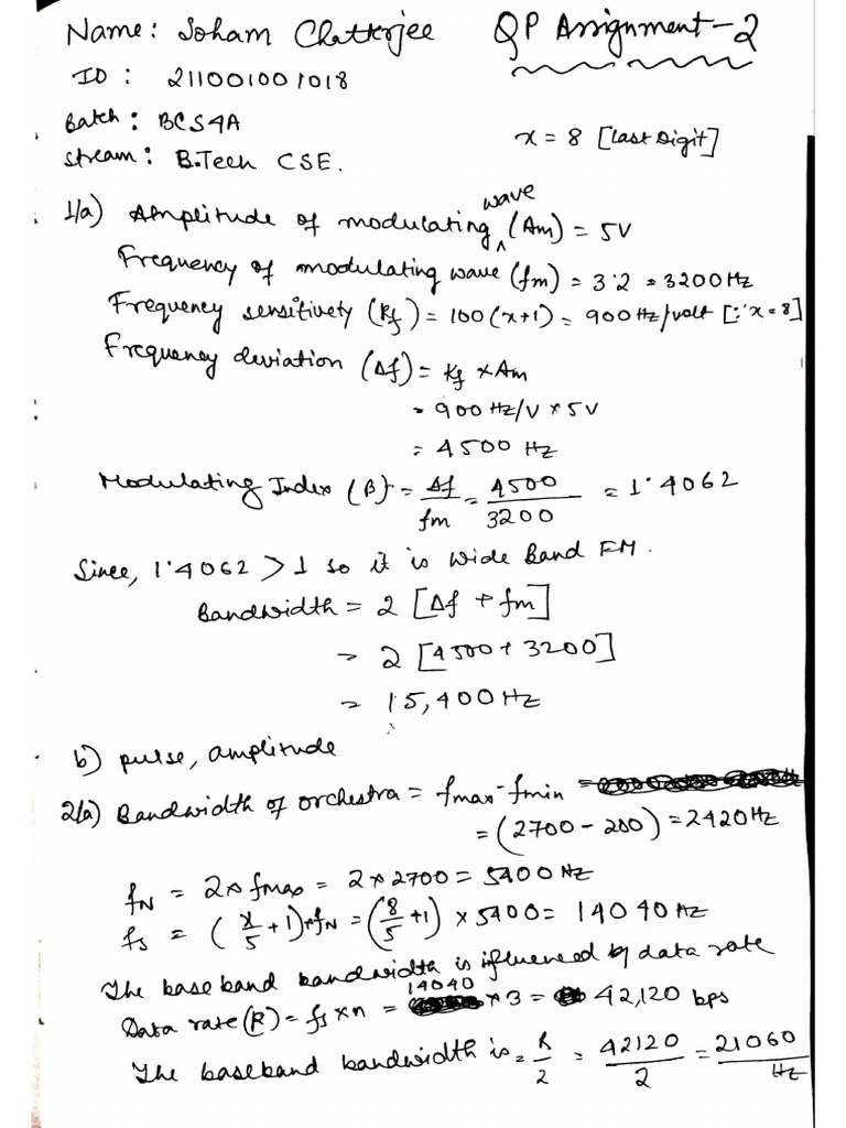 Soham Chatterjee QP ASSIGNMENT BCS4A | PDF