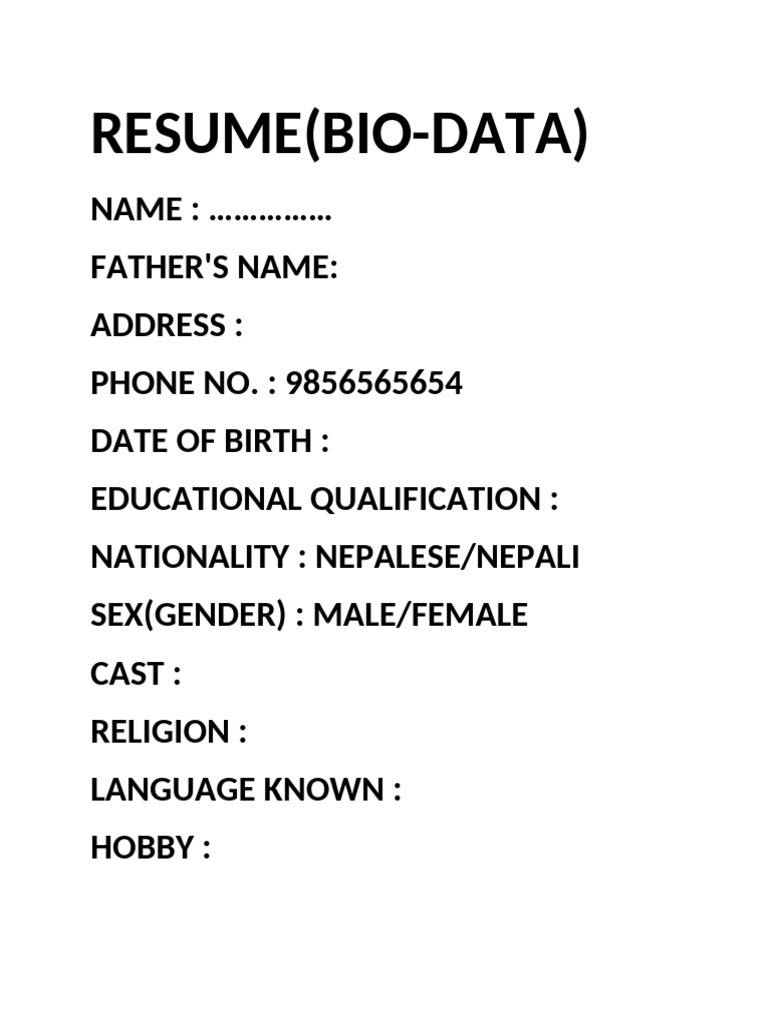 Resume Abcd Cls 8 | PDF