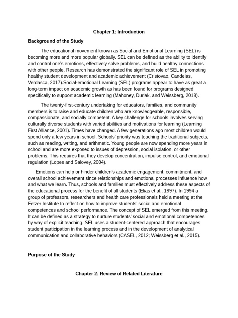Social Emotional Learning | PDF | Psychology | Cognition