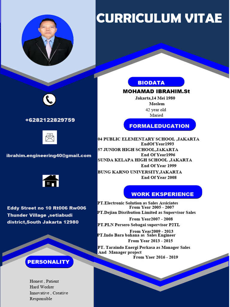 CV Mohammad Ibrahin | PDF