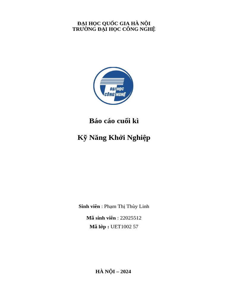 BÁO CÁO KNKN | PDF