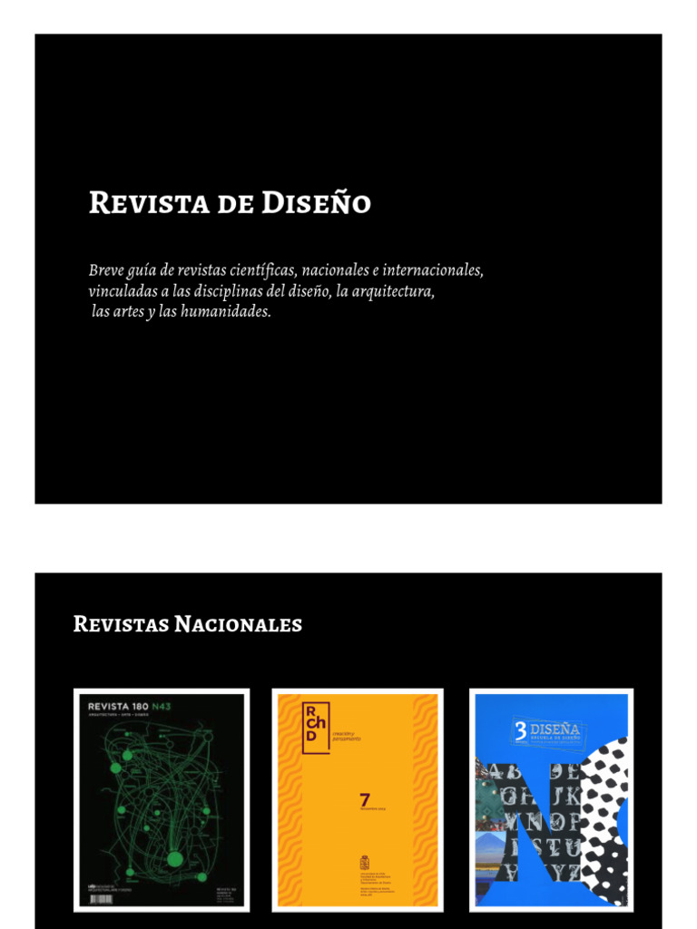 Revistas De Diseo