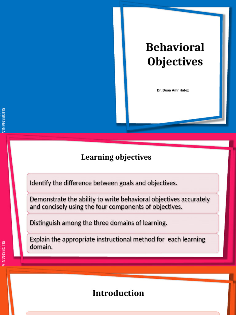 Writing learning objectives | PDF | Learning | Teaching Method