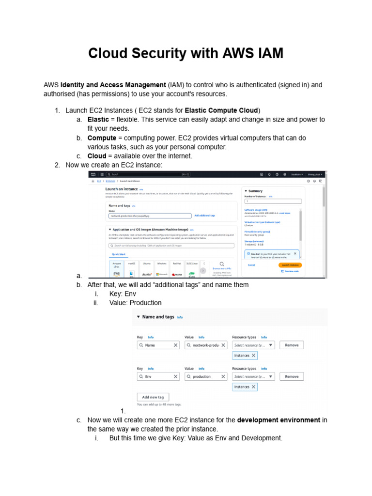 Cloud Security With AWS IAM | PDF | Cloud Computing | Computing