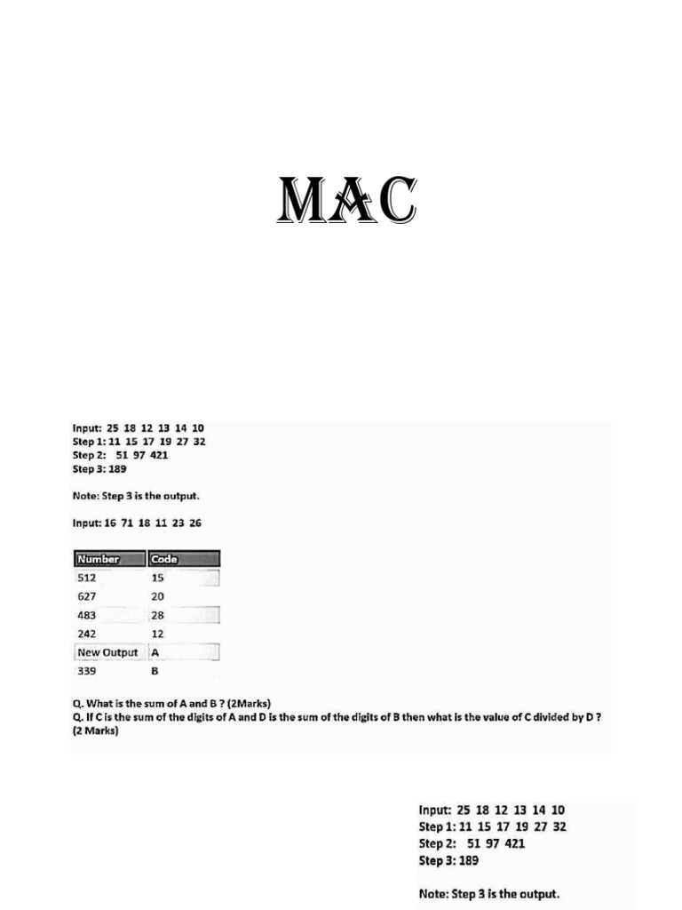 MAC | PDF