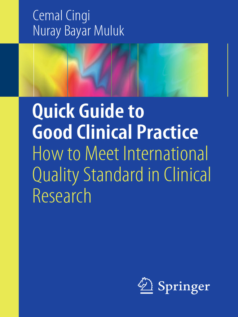 Cemal Cingi, Nuray Bayar Muluk Auth. Quick Guide To Good Clinical Practice How To Meet ...