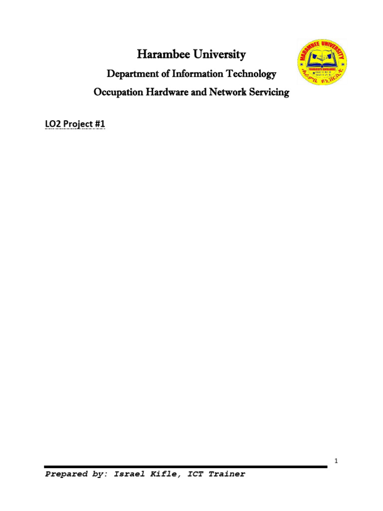 LO2 Project #1 | PDF