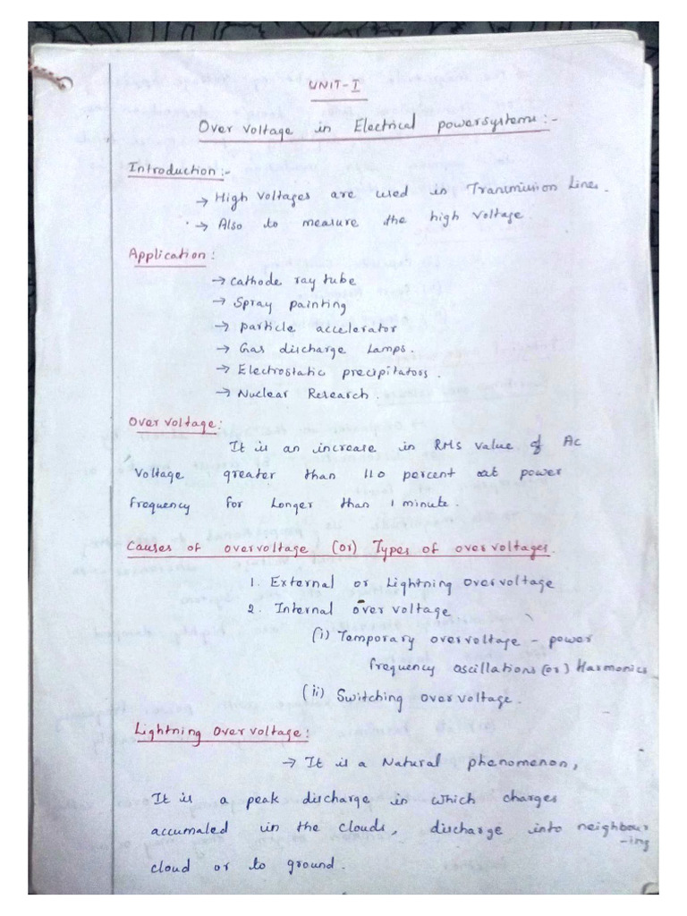 EE8701 High Voltage Engineering | PDF