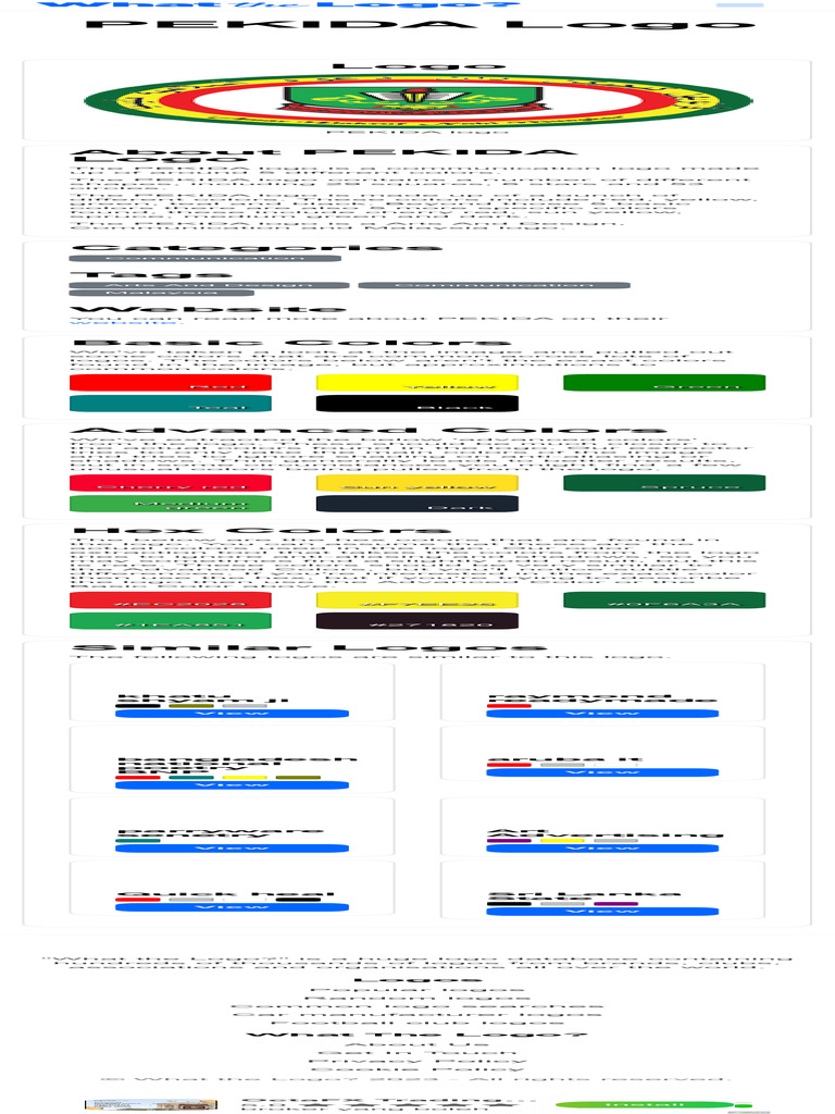 PEKIDA - What the Logo | PDF | Color | Graphic Design
