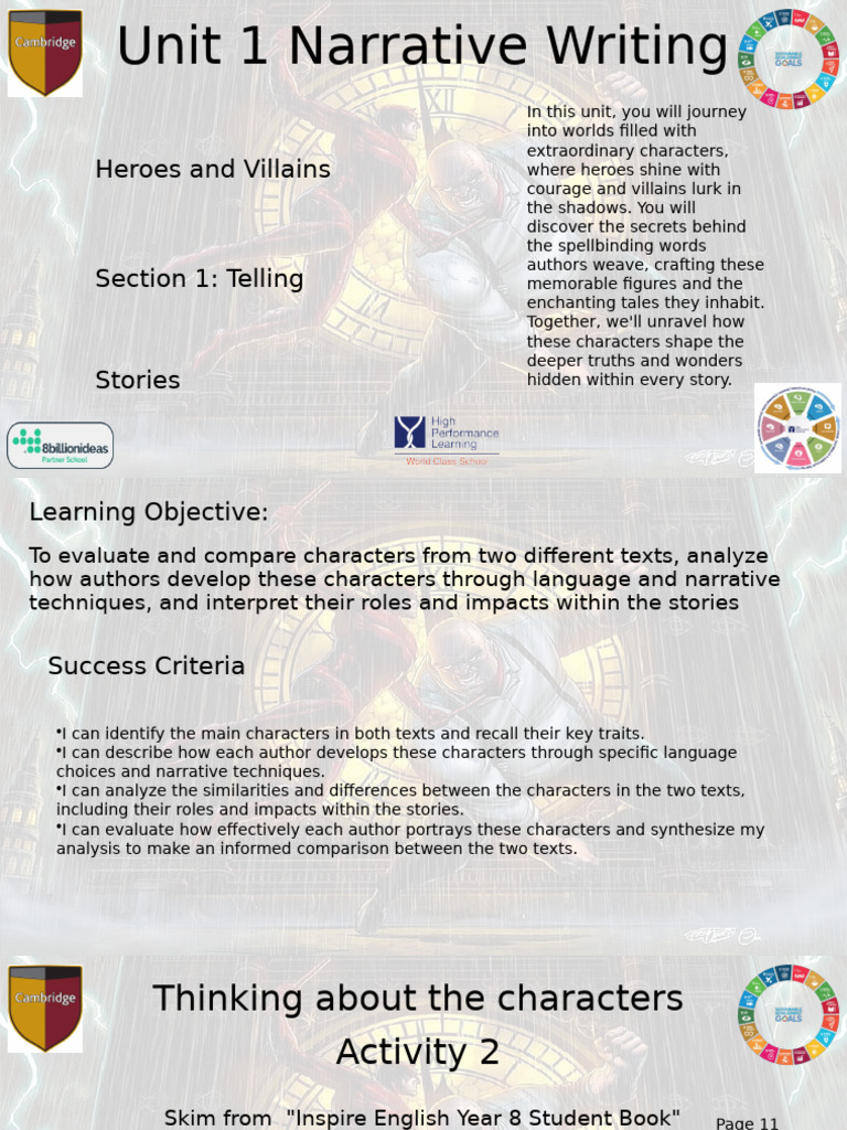 Analyzing Heroes and Villains in Stories | PDF