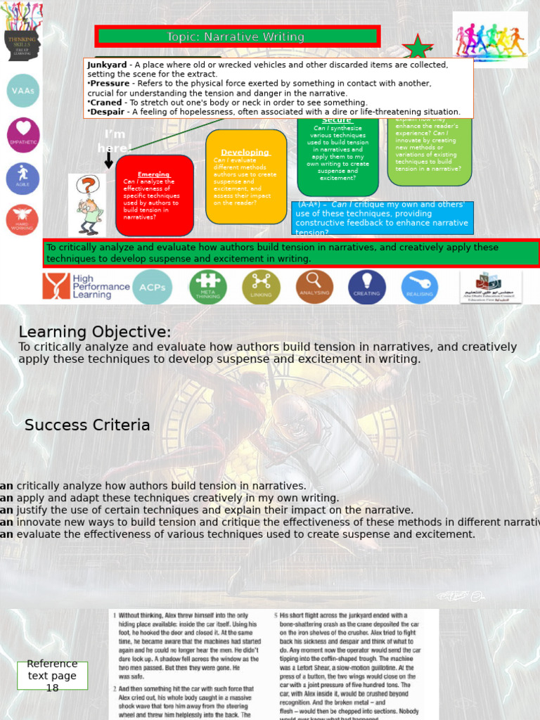 Unit 1 Narrative Writing Lesson 5 | PDF | Narrative | Cognition