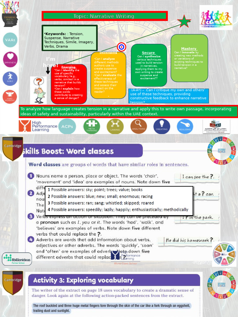 Unit 1 Narrative Writing Lesson 6 - Sec3 - Student | PDF | Linguistics ...