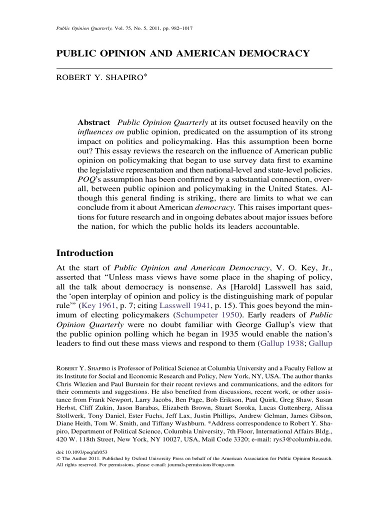 Document (2) | PDF | Public Opinion | Supreme Court Of The United States