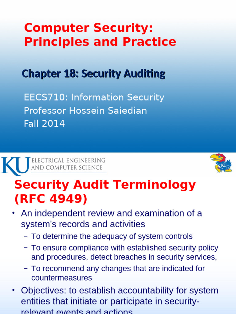 ch18 | PDF | Computer Security | Security