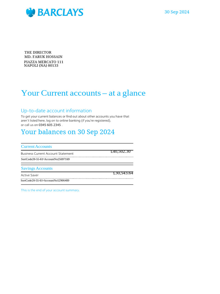 Statement - FARUK | PDF