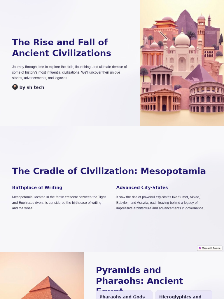 The Rise and Fall of Ancient Civilizations | PDF | Byzantine Empire | Mesopotamia