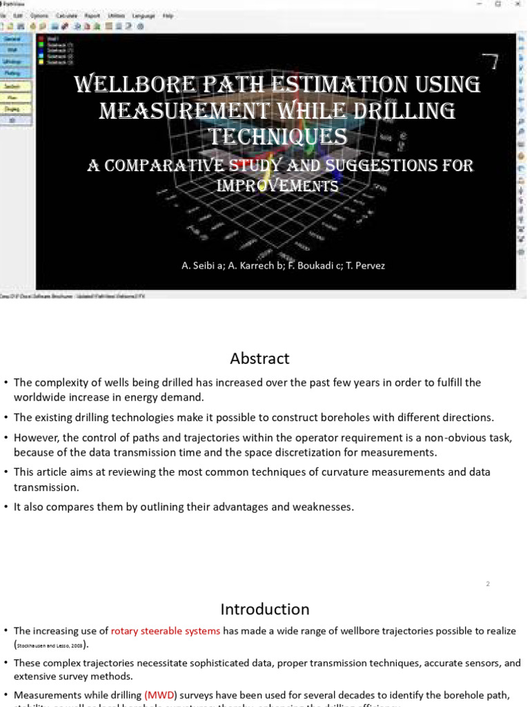 Wellbore Path Estimation Using MWD | PDF