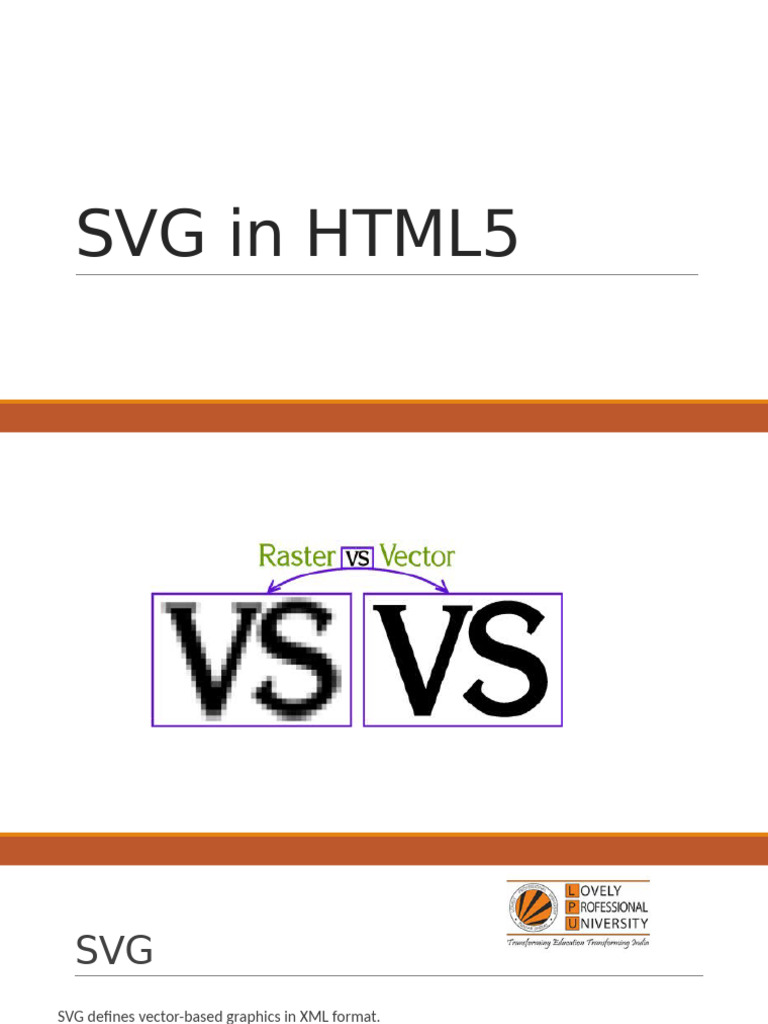 SVG in Html5 | PDF