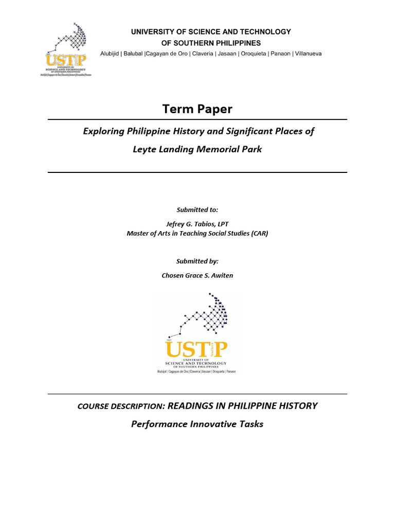 Cover Page Final | PDF