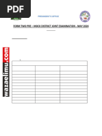 Form Two Physics Exam, 2025 - Wazaelimu.com | PDF | Series And Parallel Circuits | Resistor