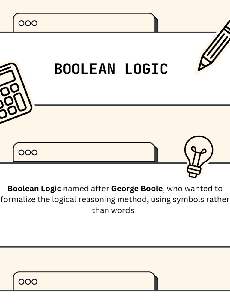 BOOLEAN-LOGIC | PDF