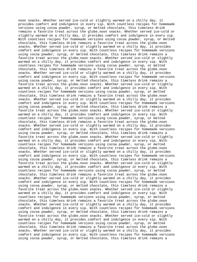 Insanity Discoveries | PDF | Chocolate | Drink