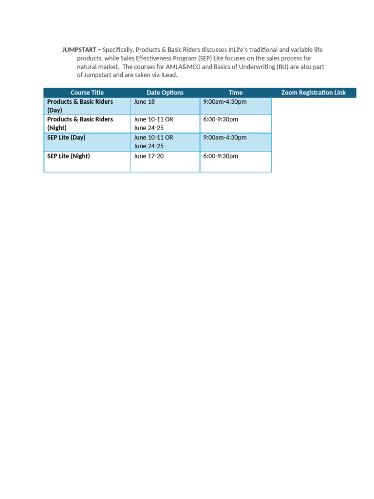 Jumpstart June 2024 | PDF