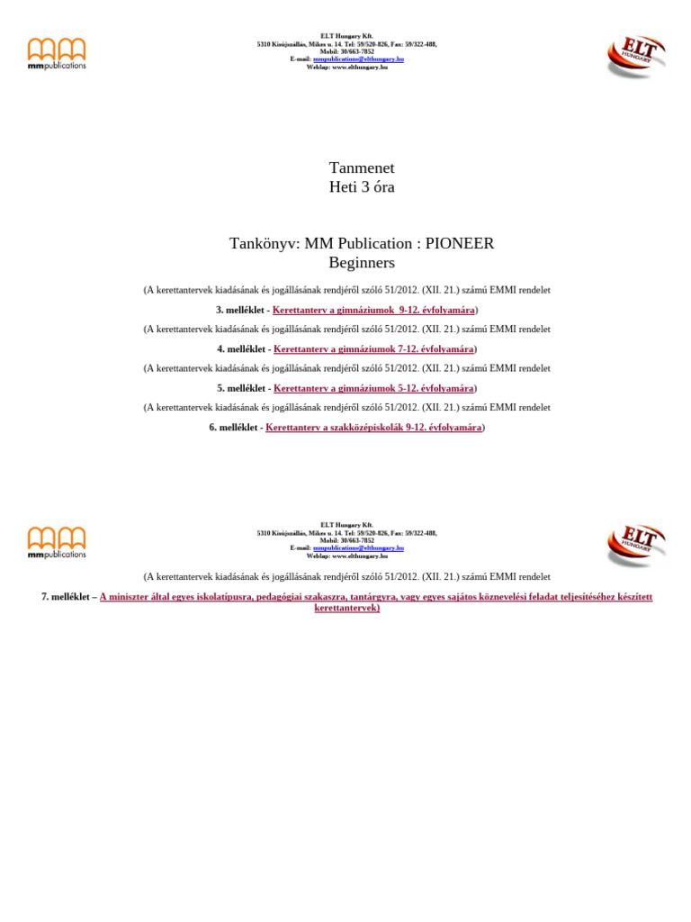 Pioneer Beginners Heti 3 Ra | PDF