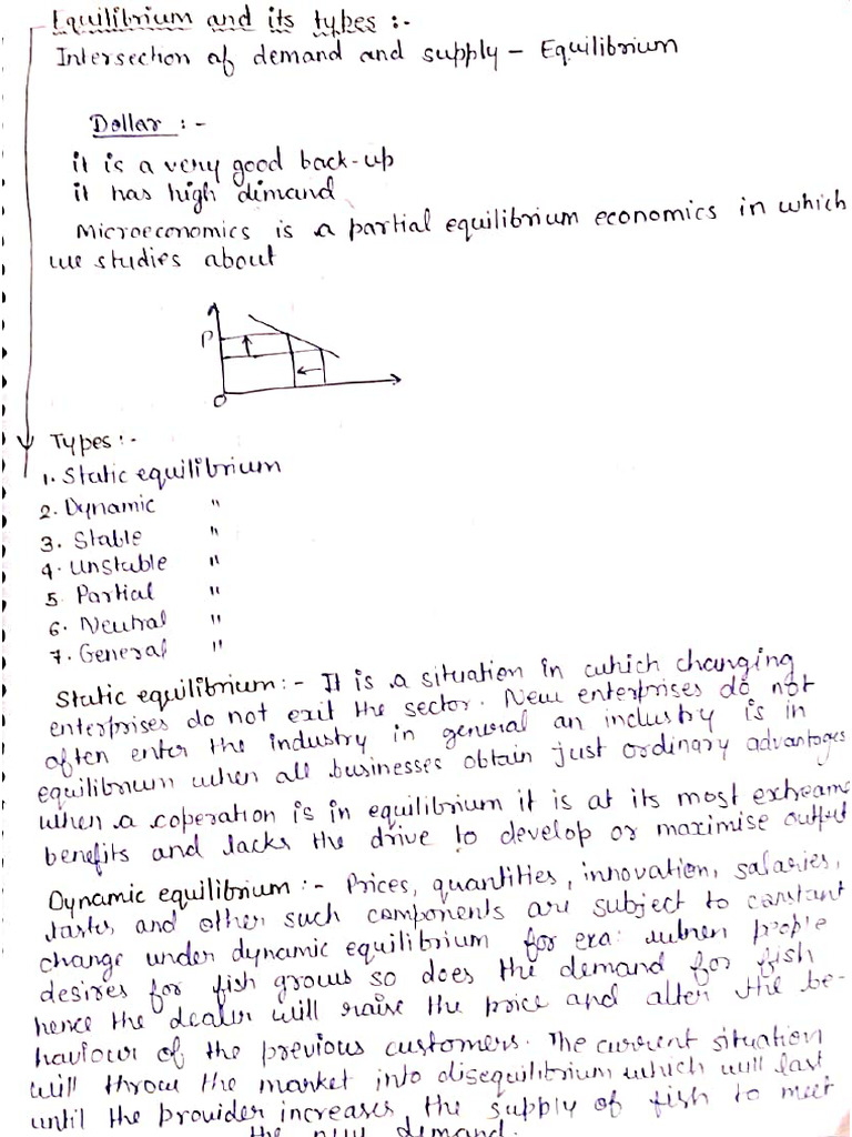 Eqilibrium and Its Types | PDF