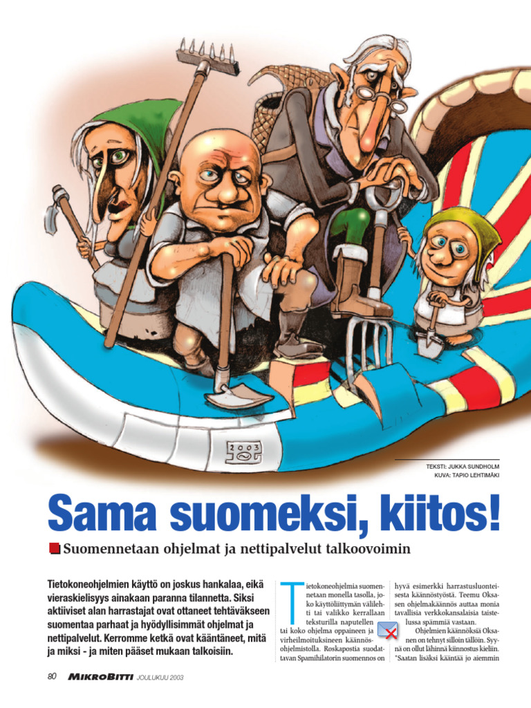 Sama Suomeksi, Kiitos!: Suomennetaan Ohjelmat Ja Nettipalvelut ...