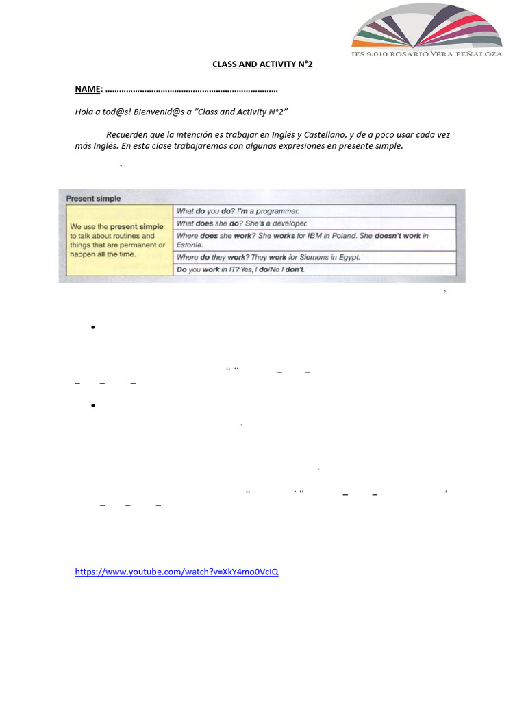 Activity 1 Virtual Class 2 Whatsapp Pdf Grammar Semantic Units 8417