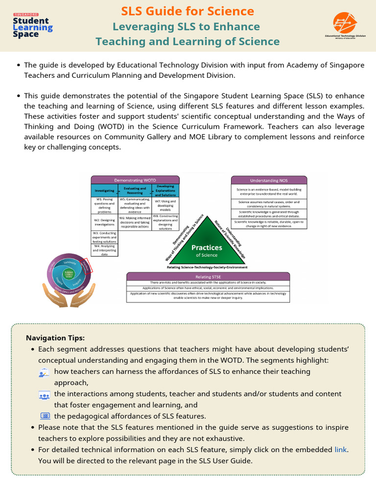 SLS Guide for Science Teachers | PDF | Hypothesis | Teachers