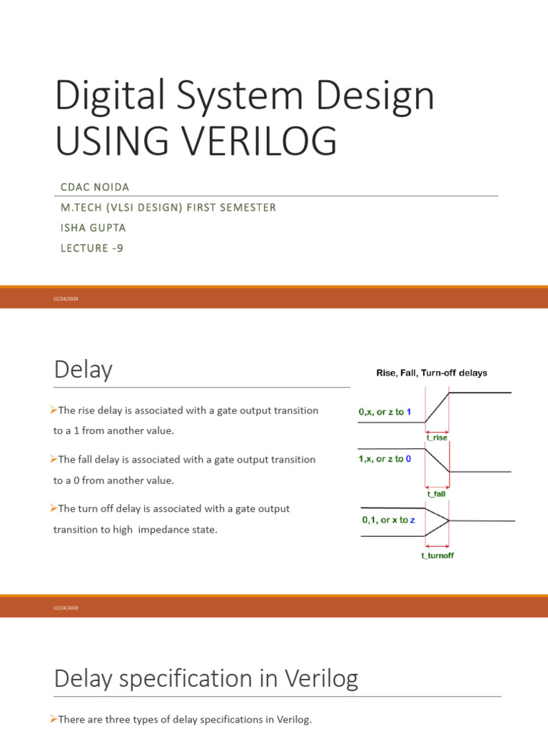 IG MTechVLSI 1 DSD Unit1 Lec9 | PDF | Electricity | Electrical Circuits
