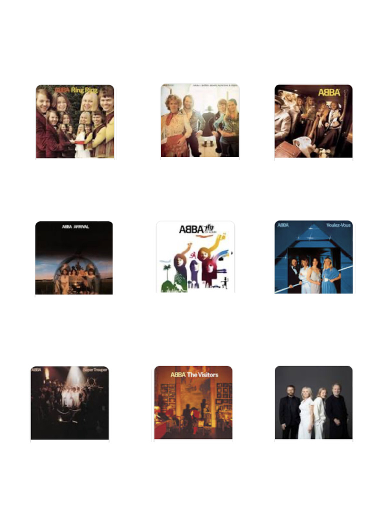 DISCOGRAFÍA ABBA | PDF