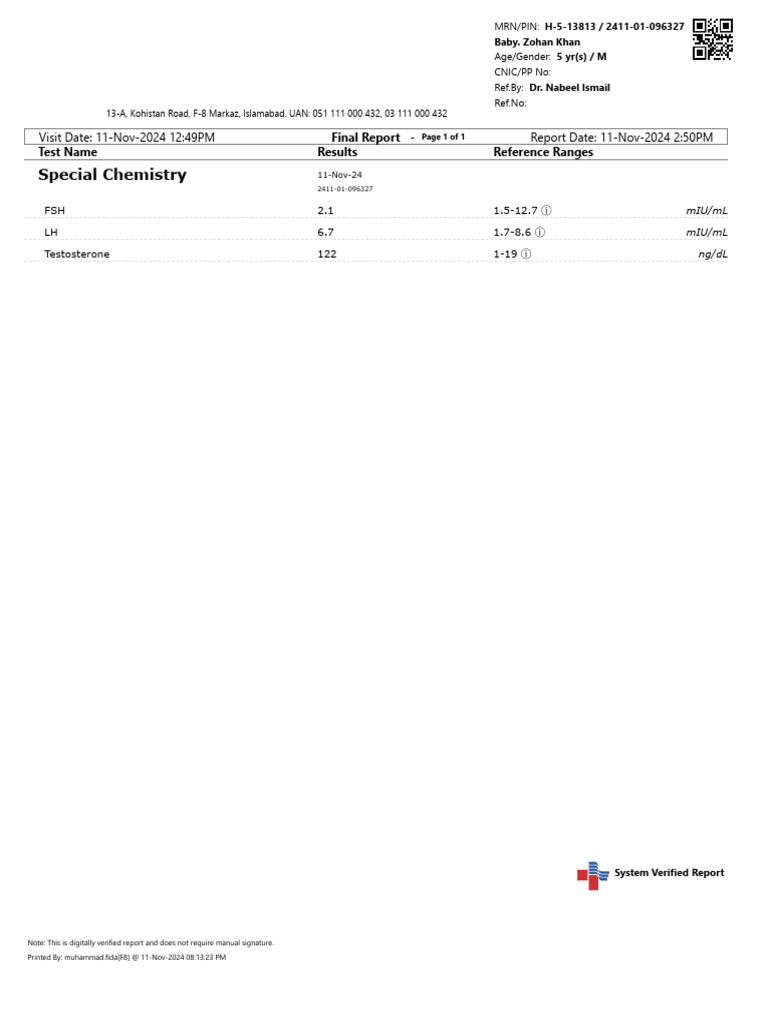 Baby. Zohan Khan | PDF